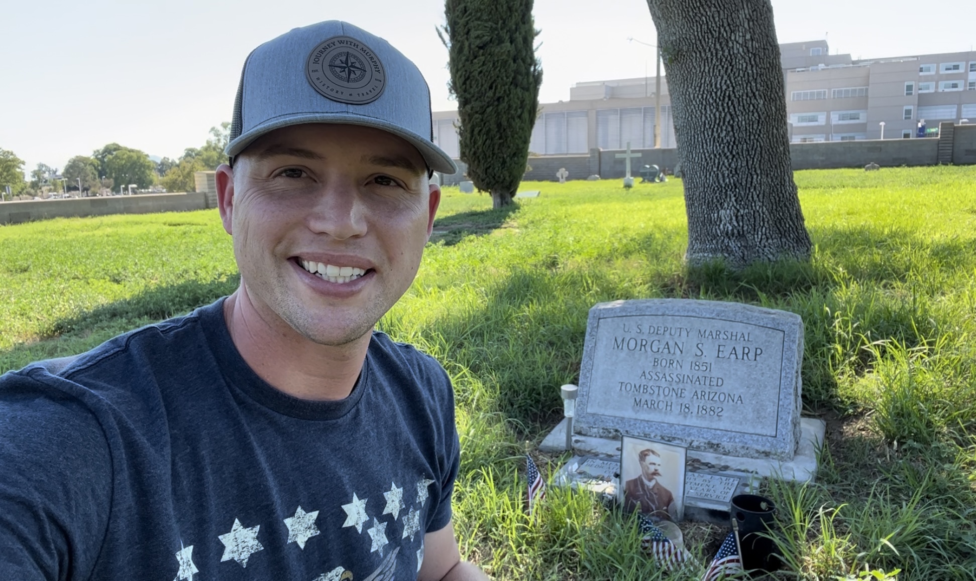 Grave of Morgan Earp - Journey With Murphy